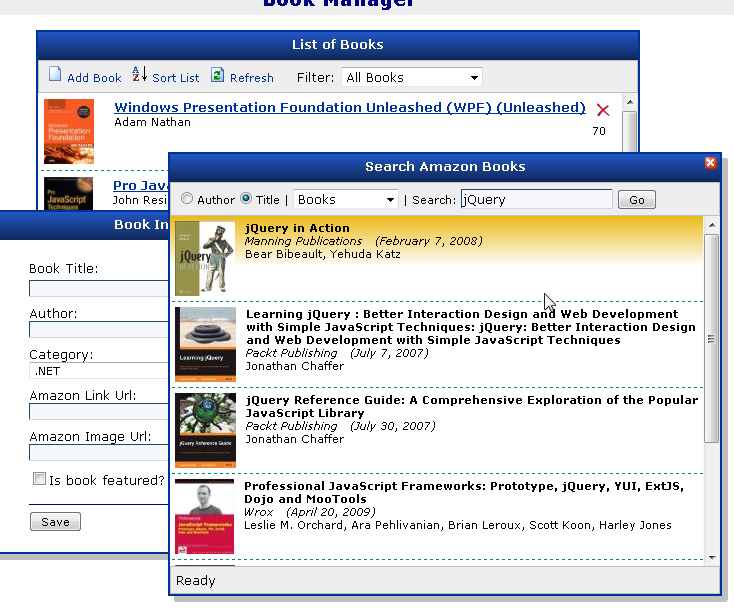 Using jQuery with ASP.NET: Part 2 - Making Ajax Callbacks to the Server